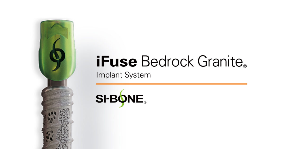 iFuse Bedrock Granite Implant System | SI-BONE